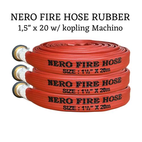 Jual Selang rubber 1.5 / selang hydrant 1.5 karet / selang pemadam api ...