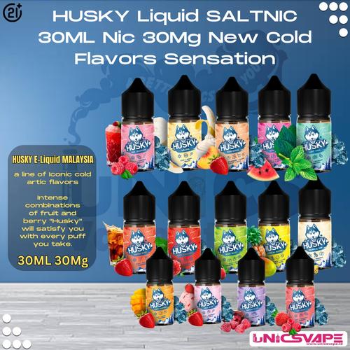 Promo HUSKY Liquid SALTNIC 30ML Nic 30Mg Salt Nicotine 14 Varian Rasa ...