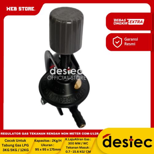 Jual Regulator Gas DESTEC COM-U12R Tekanan Rendah Low Pressure Non ...