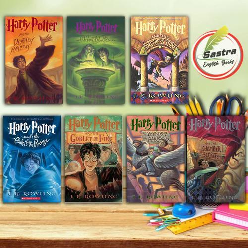 Jual Harry Potter 7 Books Set The Complete Collection J.K Rowling (B5 ...