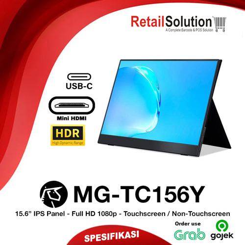 Jual Monitor Portable 15.6" IPS HDR Full HD 1080p Mini HDMI USB Type-C ...
