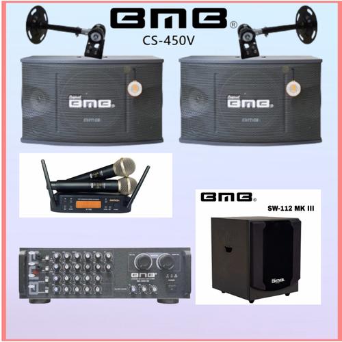Jual Paket Karaoke Speaker BMB 10 Inch Ampli BMB DA-1600 BT Subwoofer ...