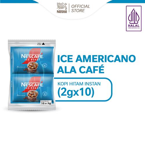 Promo Nestle Nescafe Ice Roast Americano Kopi Hitam Instant (10x2g ...