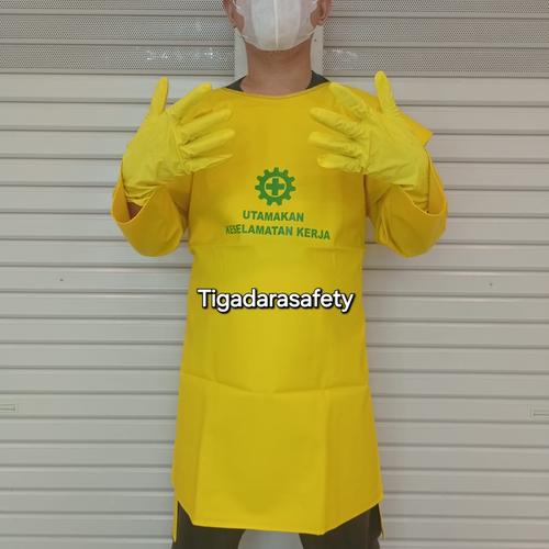 Jual Apron Semprot Industri PVC 2 Sisi uk. 100 cm x 100 cm x 64 cm Plus ...