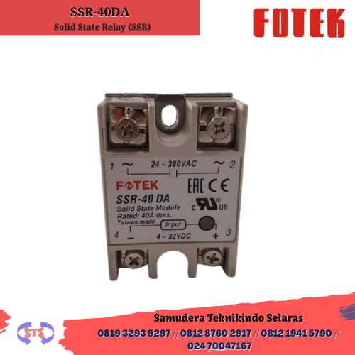 Jual Fotek SSR-40DA Solid State Relay (SSR) - Kota Semarang - Samudera Teknikindo Selaras ...