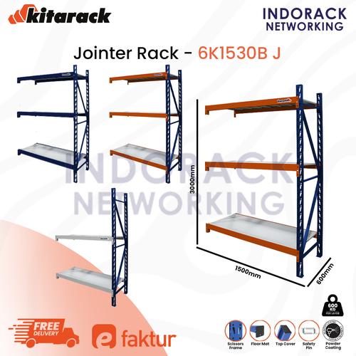 Jual Rak Gudang Besi 600kg per Layer Rack Gudang 3M P 1.5M Jointer Rak ...
