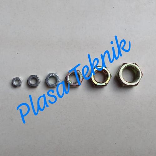 Jual Mur M3 M4 M5 M6 M8 M10 berbagai ukuran Nut Fastener - M3 - Kota ...