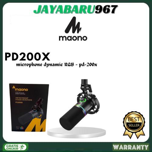Jual MAONO AU-PD200X MICROPHONE DYNAMIC RGB - pd-200x - Jakarta Pusat ...