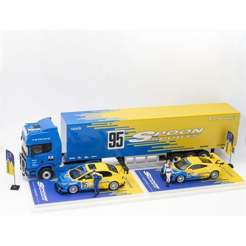 Jual Time Micro Transporter Spoon Racing Team #95 FIGURE Complete Set ...