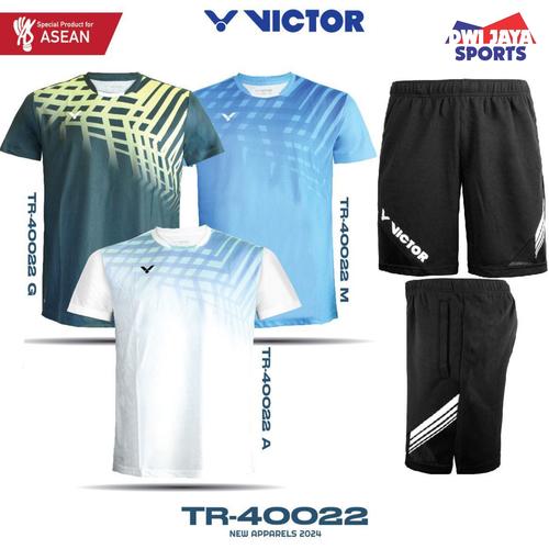 Jual Stelan Badminyon Victor TR40022 | Baju dan Celana Bictor TR 40022 ...