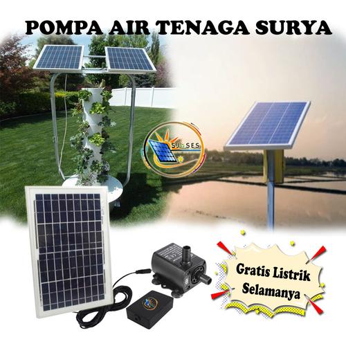 Jual Pompa Air Tenaga Surya Solar Pump Tanpa Battery Dengan Battery ...