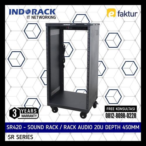 Jual Gosend! Sr420 Sound Rack 20U Depth 450Mm Indorack Rak Audio System ...