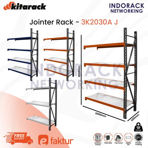 Jual Rak Gudang Besi 300kg per Layer Rack Gudang 3 Meter Jointer Rack ...