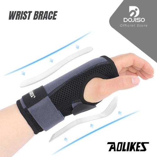Jual Wrist Brace AOLIKES Splint Pelindung Pergelangan Tangan Carpal ...