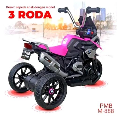 Jual Motor Aki Anak PMB M888 Motor Mainan Motoran Aki Mainan gowes ...