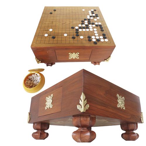 Jual 49.5 cm Teakwood Japanese Go Board Game / 19 x 19 Grid / Papan ...