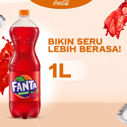 Jual Fanta Rasa Strawberry Minuman Soda 1 Liter - Jakarta Pusat - The ...