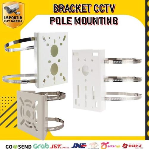 Jual BRACKET CCTV POLE MOUNTING / BRACKET TIANG ICJ BARU - KECIL ...
