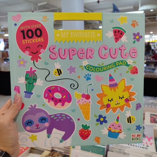 Jual BIG BAD WOLF BOOKS MY FAVOURITE COLOURING PAD : SUPER CUTE - BBW ...