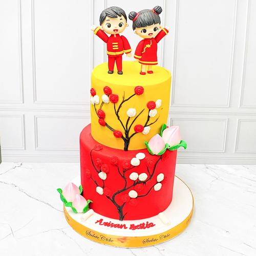 Jual Kue Ulang Tahun/Birthday Cake/Kue Ultah Tema Chinese New Year/Kue ...