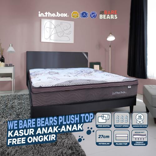 Promo Kasur Springbed Anak INTHEBOX "We Bare Bears" Plush Top Free Bantal - Garansi 10 Tahun ...