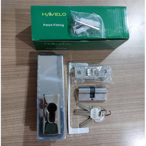 Jual Kunci Pintu Kaca Patch Fitting Lock US 10 Corner Glass Door Lock ...
