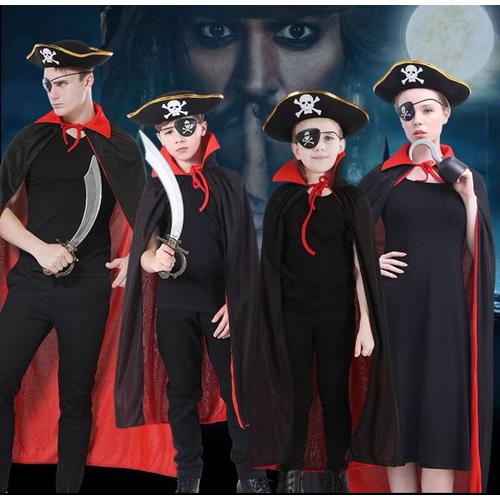 Promo Paket kostum pirate/kostum cosplay bajak laut/jubah bajak laut ...