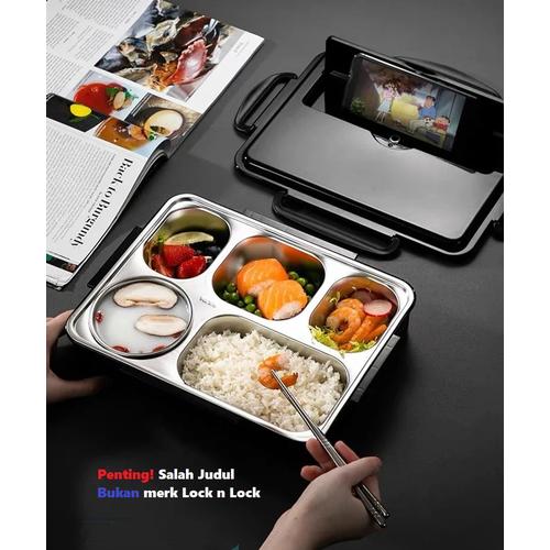 Jual Lock And Lock Lunch Box Stainless Plastik 3-4 Ruas - 3 RUAS ...