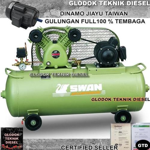 Jual SWAN AIR COMPRESSOR S SERIES SVP-201 KOMPRESOR ANGIN 1 HP ORIGINAL ...