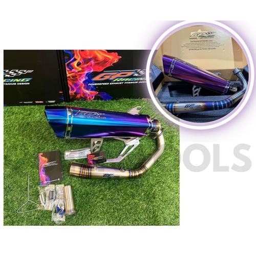 Jual Knalpot GP Racing Titanium Xmax Gp Racing Original - 250/300cc ...