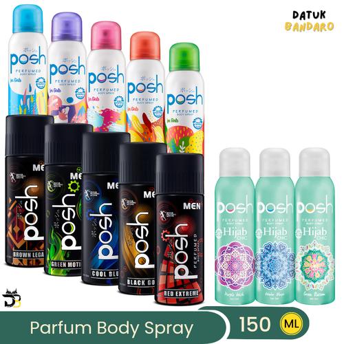 Promo POSH PERFUME BODY SPRAY 150 ml PARFUM WOMEN HIJAB CHIC MEN ...