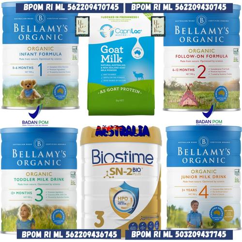 Jual BELLAMYS BELLAMY ORGANIC JUNIOR MILK DRINK STEP 4 SUSU FORMULA ...
