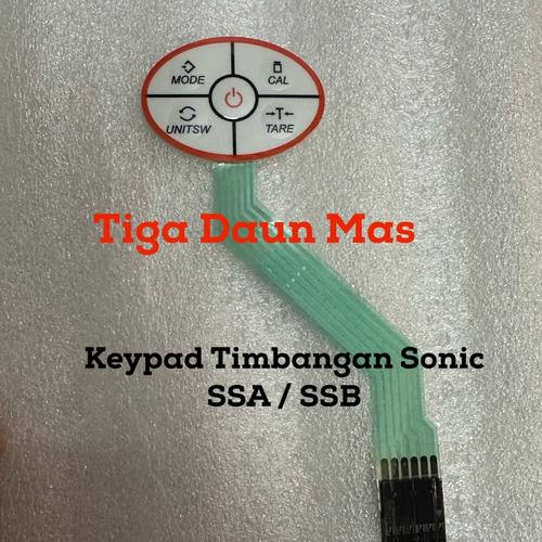 Jual Keypad Timbangan Emas Sonic SSA / SSB Keypad Timbangan Lab Sonic ...