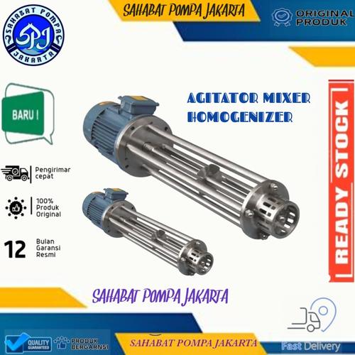 Jual Agitator mixer 0,18KW 0,25Hp 1phase homogenizer mixer agitator ...