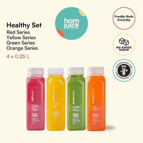 Jual Healthy Set Cold-Pressed Juice by Homjuice | Jus Sehat | MInuman ...