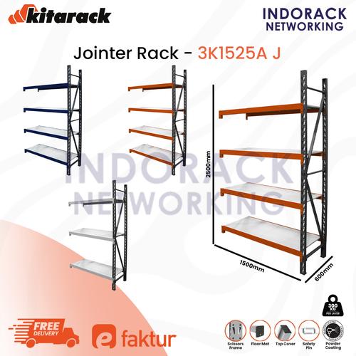 Jual Rak Gudang Besi 300kg per Layer Rack Gudang 2.5M P 1.5M Jointer ...