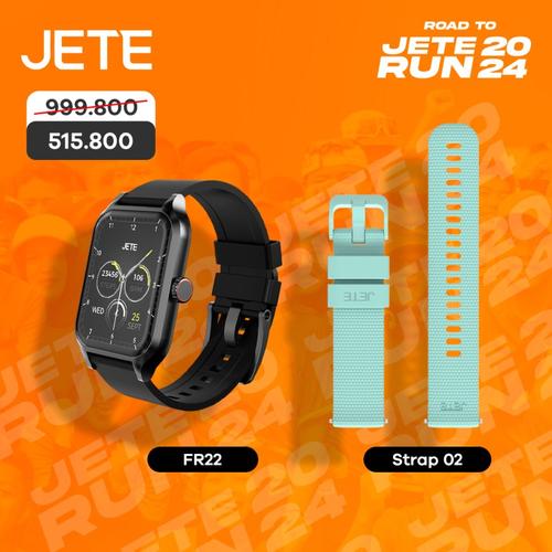 Promo Smartwatch JETE FR22 Sport Mode 100 Custom Watch Face Screen IPS ...