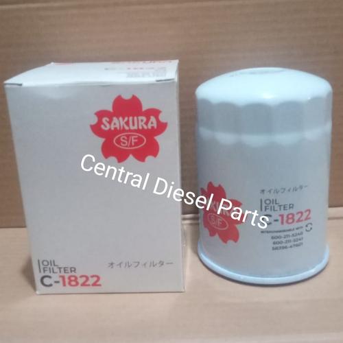Jual Oil Filter Oli PC200-5 600-211-5240 C-1822 C1822 Sakura - Jakarta ...