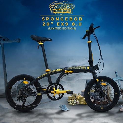 Jual Sepeda Lipat MAXIMO Piegare 20 Inch Cyclo SpongeBob - Black Gold Limited Edition - Jakarta ...