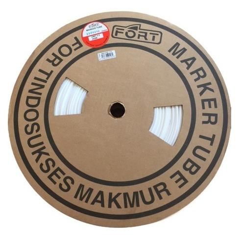 Jual Marker Tube warna putih Merk FORT 2.5 mm 2.5mm 2,5mm 2,5 mm 200m ...