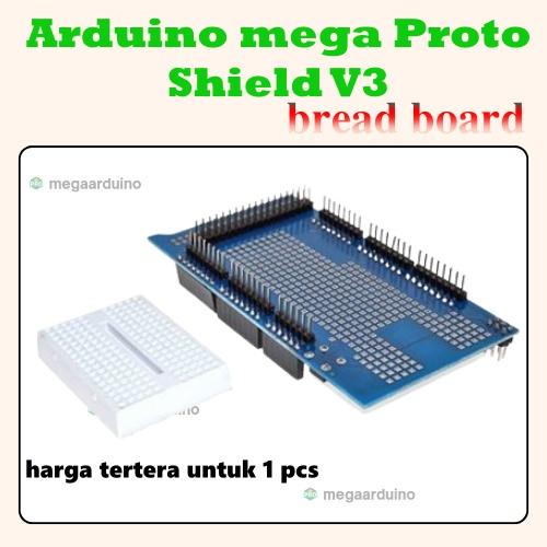 Jual Arduino mega Proto Shield V3 protoshield breadbard project bread ...