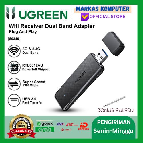 Promo Ugreen AC1300 Dual Band Wifi Network Adapter 50340 - Jakarta ...