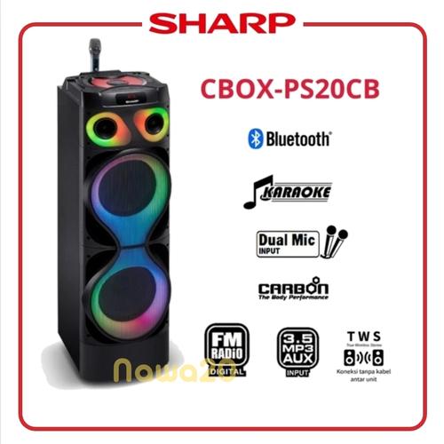 Promo SHARP SPEAKER AKTIF CBOX PS20CB PARTY CARBON PS20 CB 10 inch ...