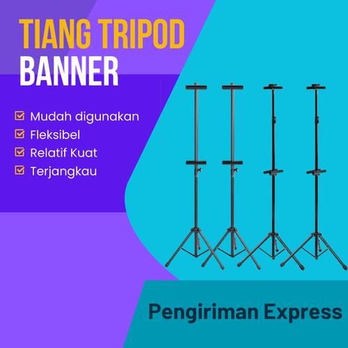 Jual Tiang Tripod Banner, Stand Display, Tiang Promosi, Standing Banner ...