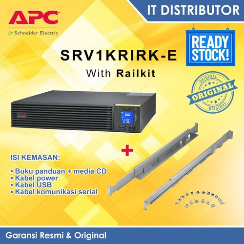 Jual UPS APC SRV1KRIRK-E EASY UPS ONLINE RACKMOUNT 1000VA 900WATT RAILKIT - Jakarta Utara - IT ...