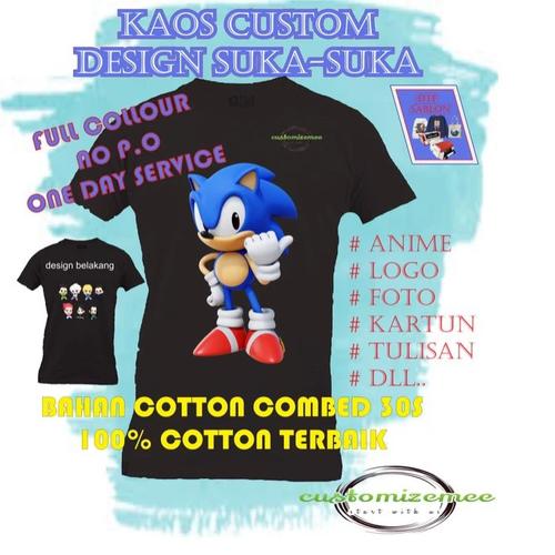 Jual KAOS SABLON CUSTOM DTF /SATU HARI JADI/ SABLON KAOS SATUAN ...