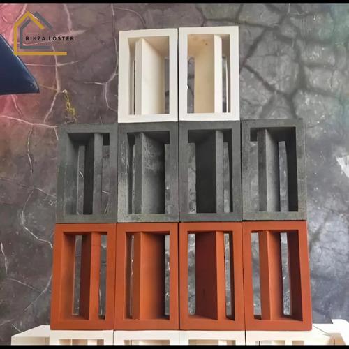Jual Roster Beton Nako Minimalis, Ukuran 15×30, 15×25 - 15×30 Merah ...