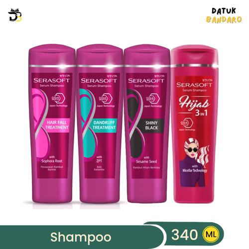 Promo SERASOFT SHAMPOO 340 ml HIJAB HAIR FALL TREATMEN 340ml DANDRUFF 170ml - 340ml Dandruff ...