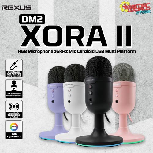 Promo Rexus XORA 2 Microphone Condenser RGB Light Effect - BLACK - Jakarta Pusat - igamerworld ...