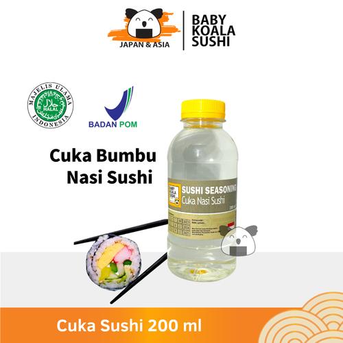 Jual CUKA SUSHI HALAL | Rice Vinegar | Seasoning Nasi Sushi Pengganti ...